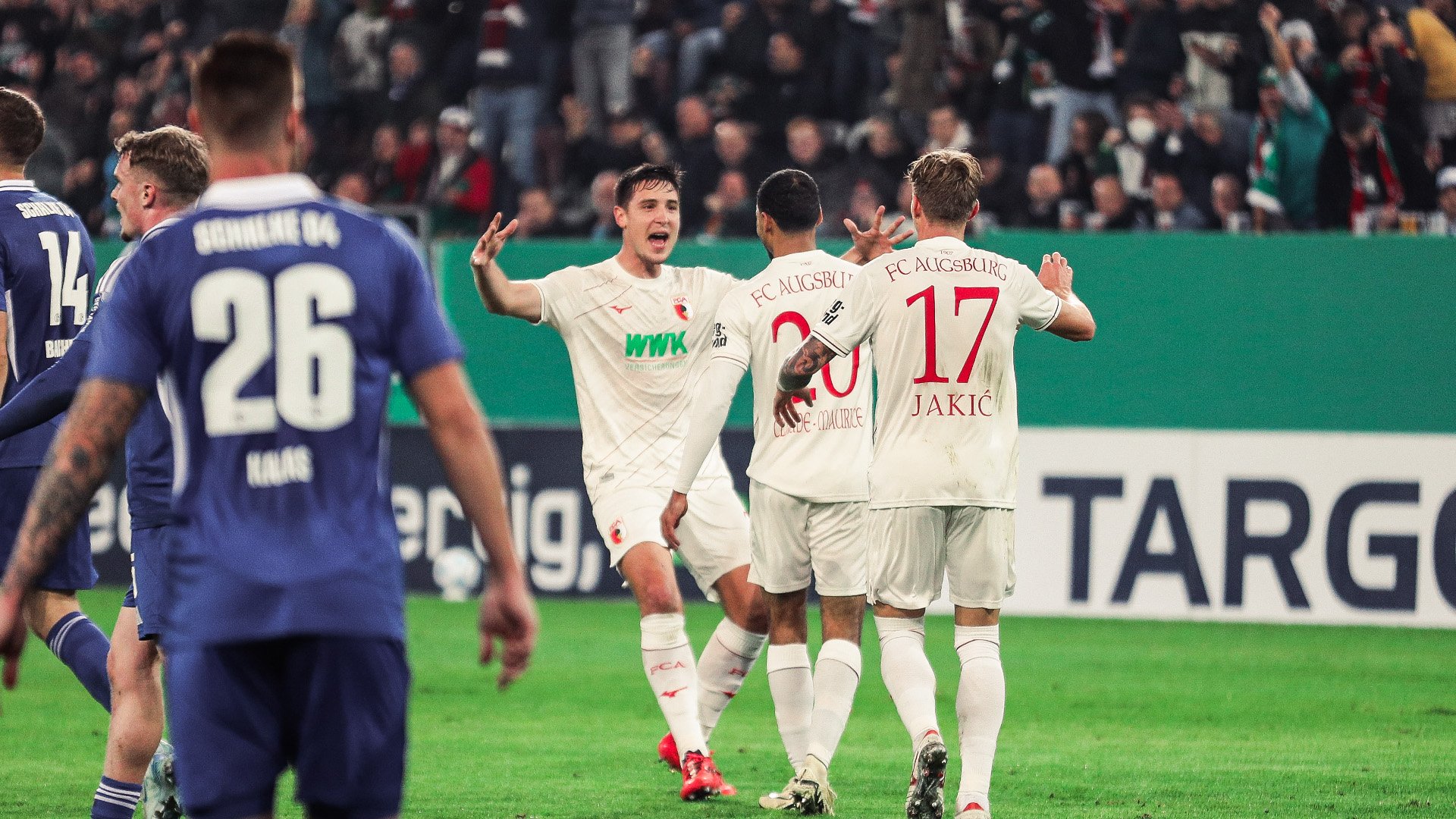 3:0 gegen Schalke: FCA im Achtelfinale des DFB-Pokals | FC Augsburg